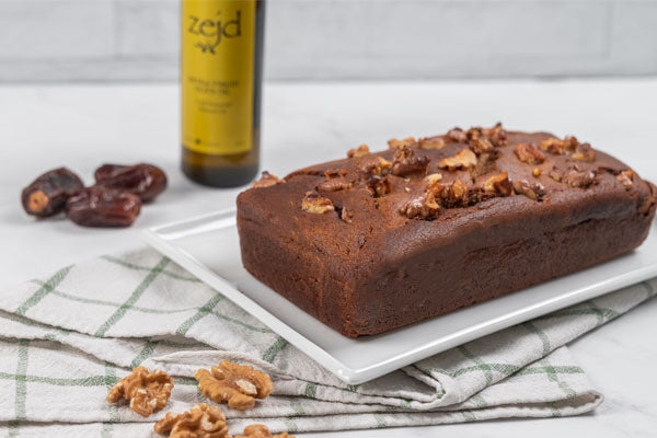 Eggless Sugarless Dates Walnut Cake Recipe – Zejd