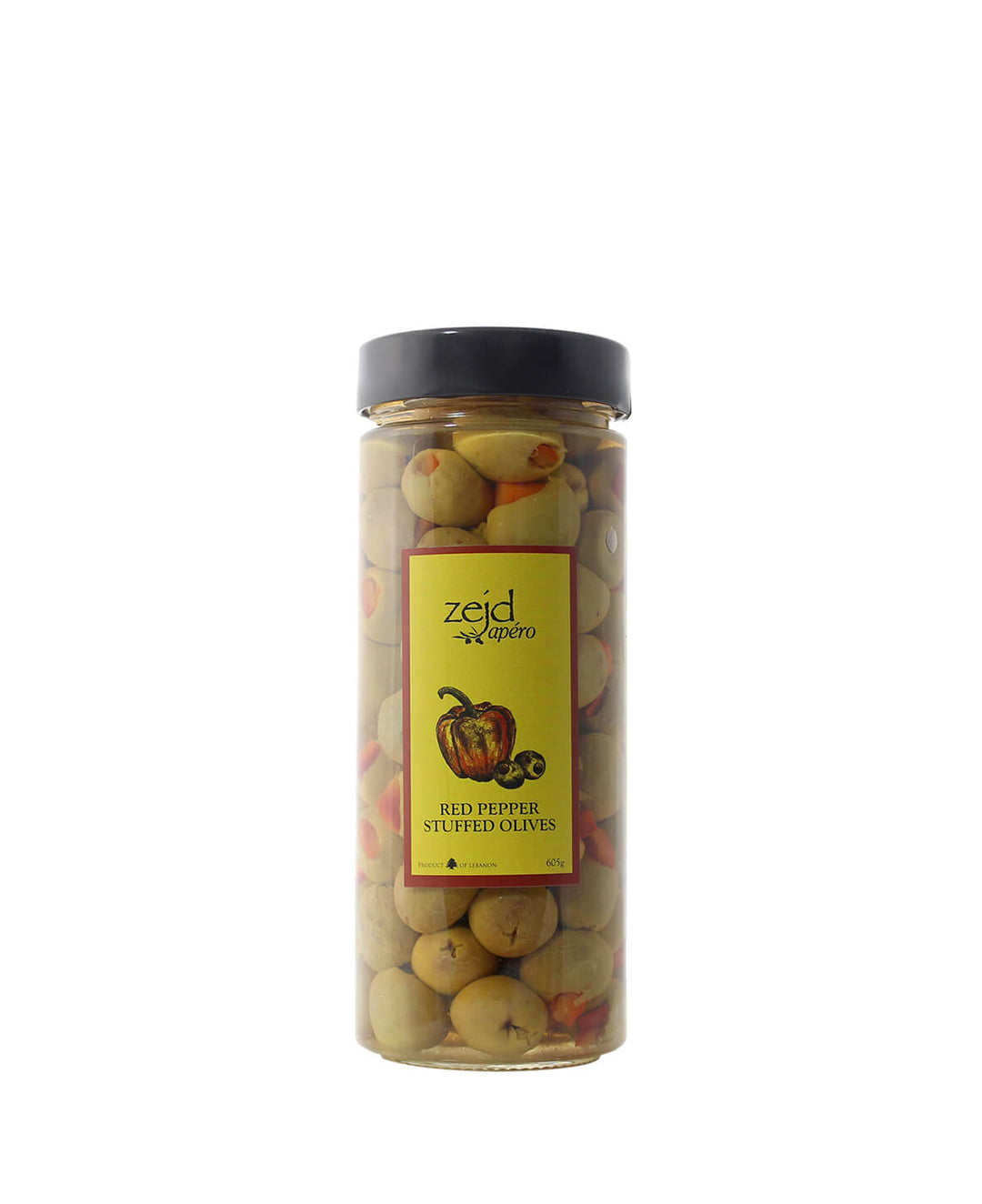 Red Pepper Stuffed Olives | 400 g – Zejd