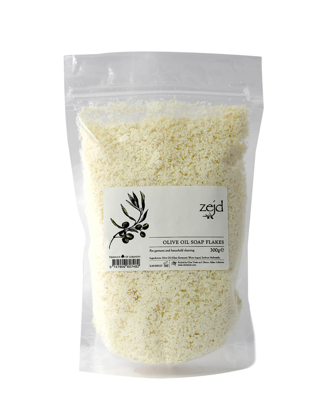 Olive Oil All-Purpose Soap Flakes | 300 g – Zejd